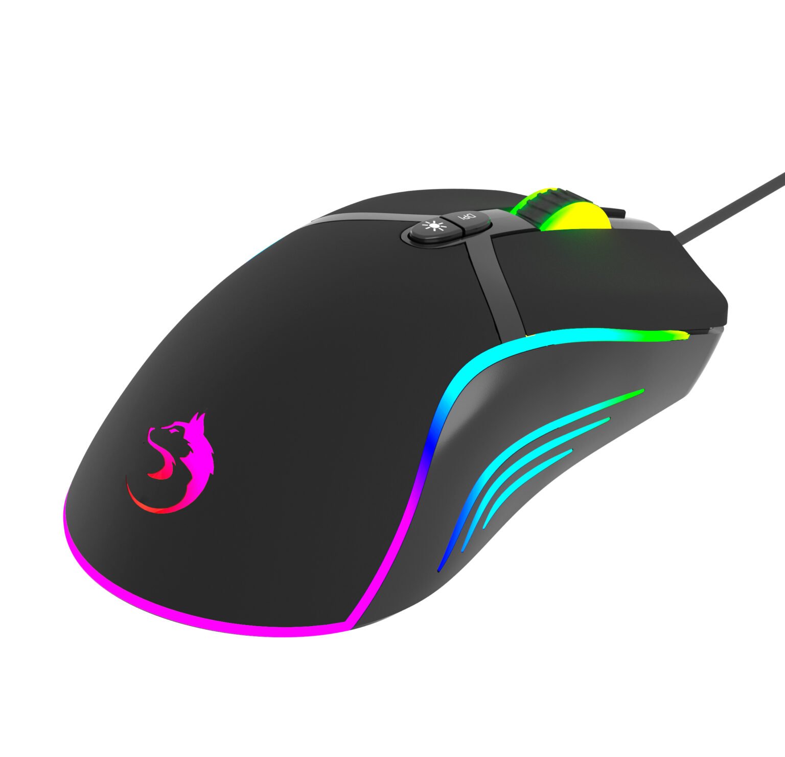 Mouse Gamer RGB 8000 DPI Fade Com Software Ozzix - ozzix.com.br
