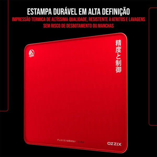 Mousepad Duality 49x42 Quadrado Premium Grande Ozzix - ozzix.com.br
